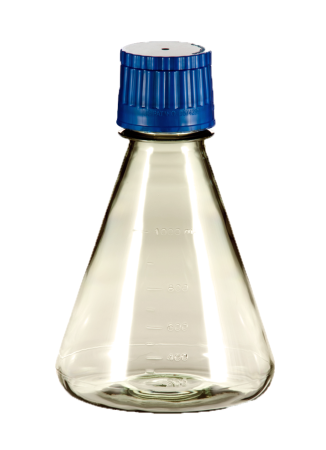 PC Erlenmeyer Flask, 1000ml, Flat Base